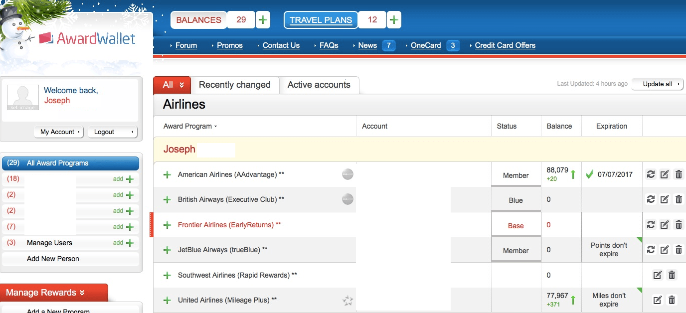 Award Wallet – Back to the Mouse
