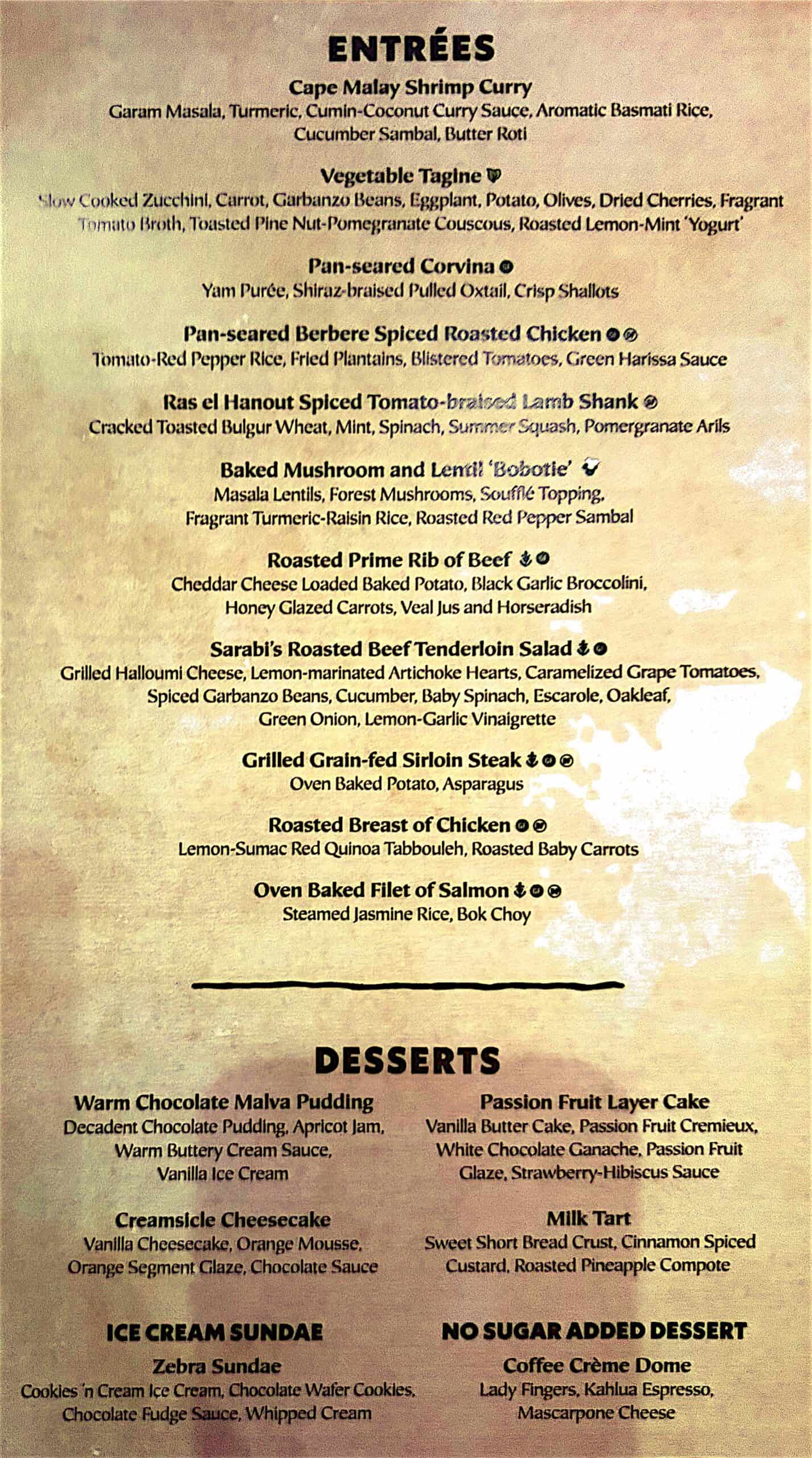 Disney Destiny Pride Lands: Feast of The Lion King Menu – Includes ...